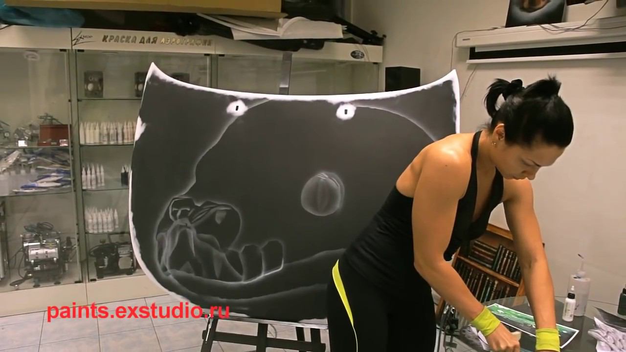 Аэрография на капоте Ford - The Snake