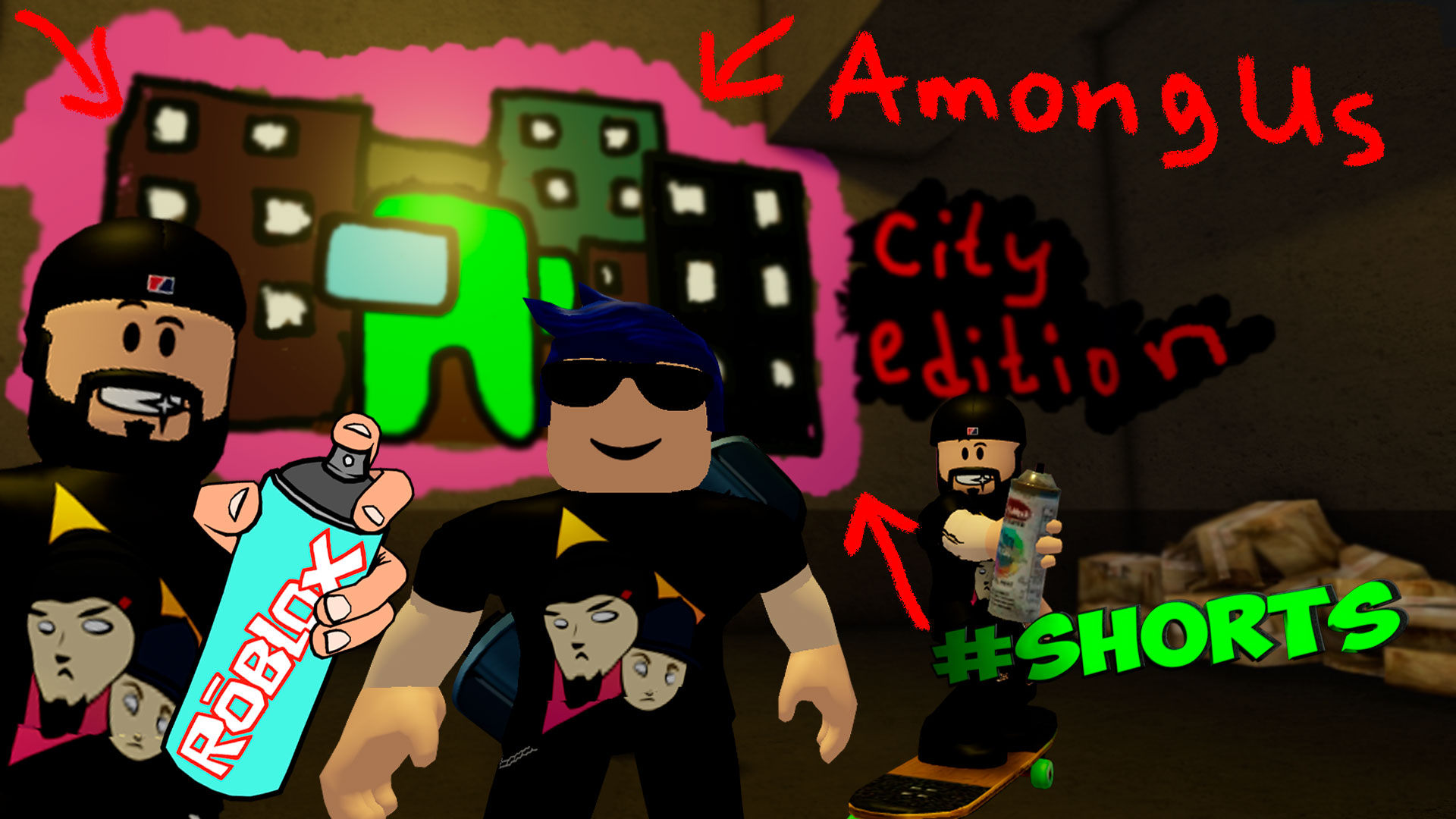 А я РИСУЮ Амонг ас в РОБЛОКС  How to draw AMONG US in ROBLOX #shorts.mp4