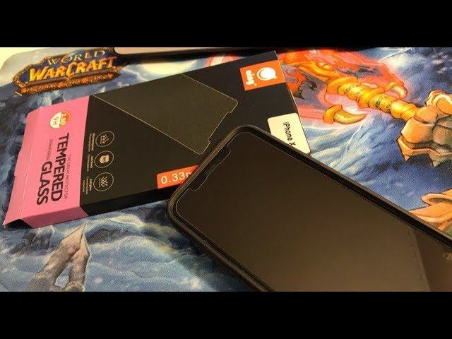 iPhone X - ставим защитное стекло! ainy