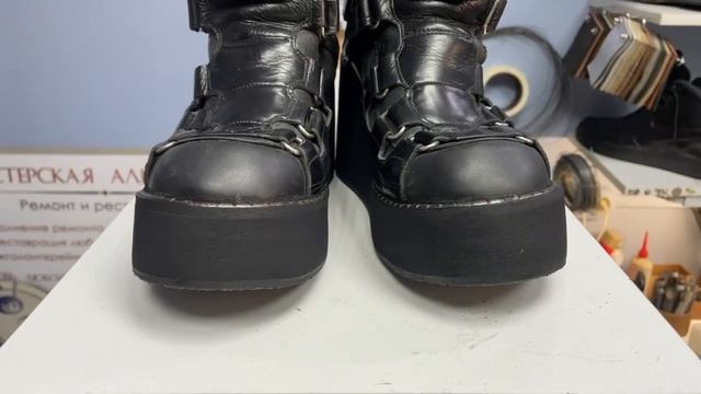 Ремонт сапог с изготовлением подошвы