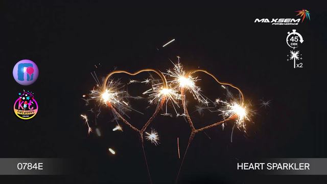 Бенгальские огни в форме сердца 0784E Maxsem