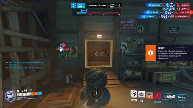 Братья играют в Overwatch 2 Соревновательная игра