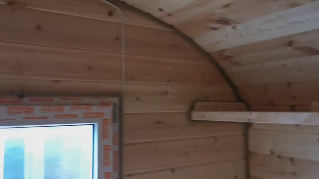 #Баня-квадро 6 метров с 2 лавками-рундуками и выносом топки печи #баня-бочка