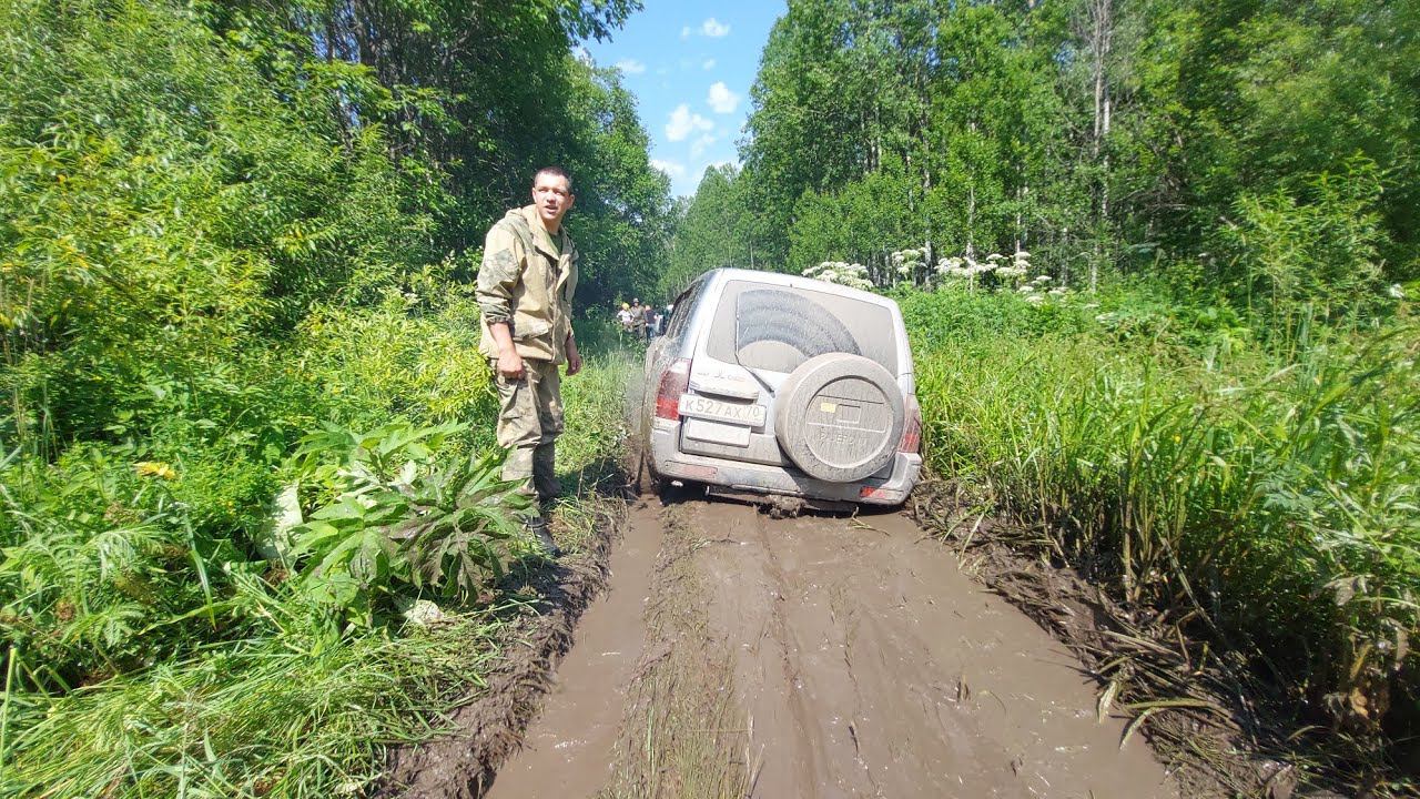 Вэха разулась, а Патр нашёл пенёк
