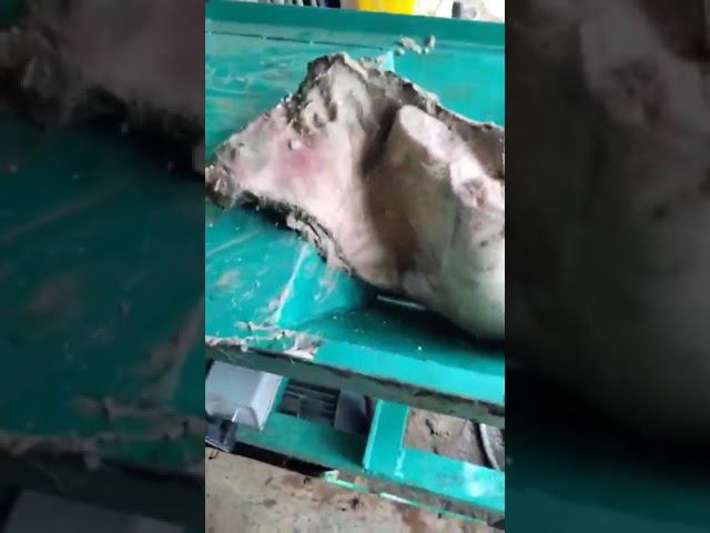 Промышленный шредер мясорубка MS180 перемалывает ноги мелкого рогатого скота с костями и копытами