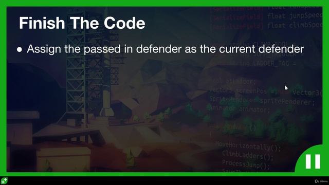 28. Set & Place Selected Defender