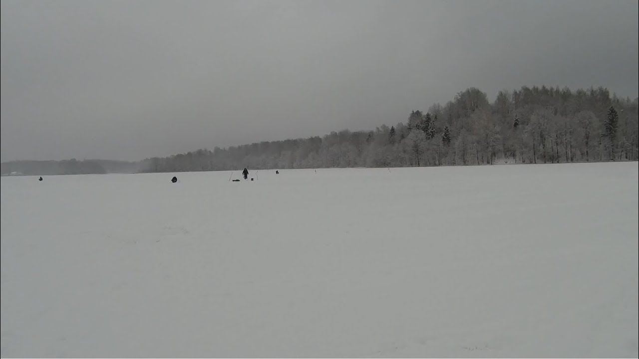 За лещём в оттепель. Зимняя рыбалка 5. Winter fishing at night time