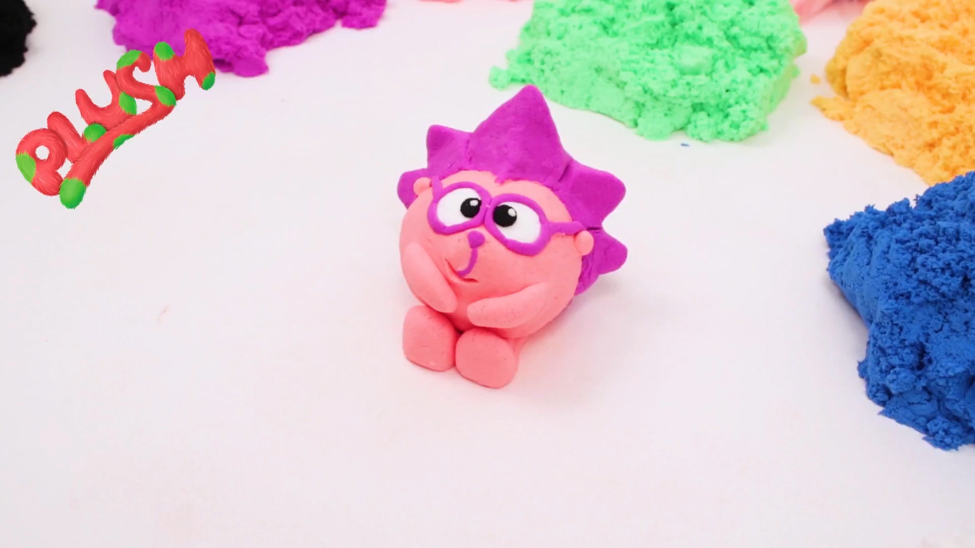 Инструкция по лепке ежика из мультфильма "Смешарики"