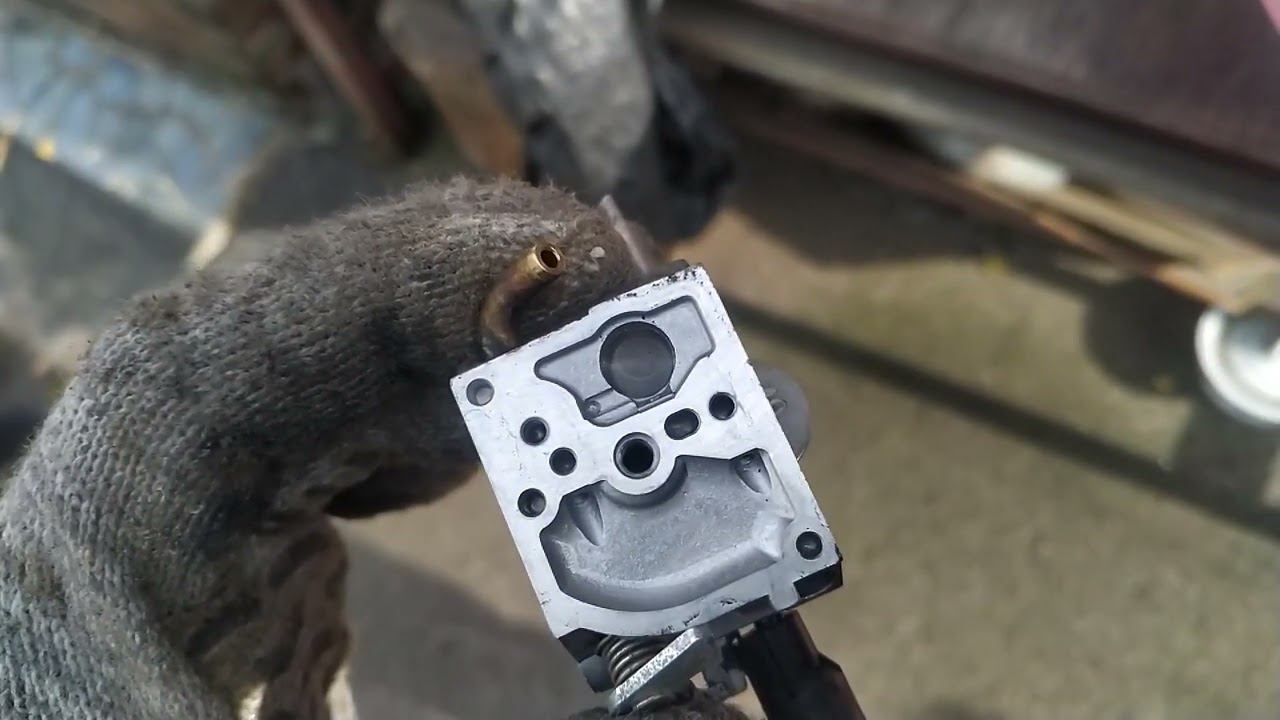 Осмотр сетки карбюратора  stihl fs450