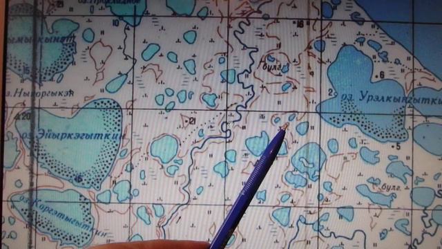 Изображение рельефа местности на карте, часть 3