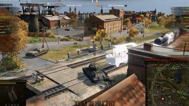 T-34-85, Легенда тащит ЛБЗ СТ-4, на Штуг.