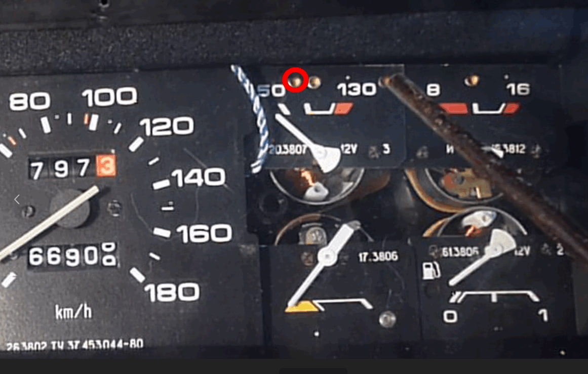 Щиток ВАЗ-2109. Дополнительная индикация температуры/перегрева в ВАЗ-2109.