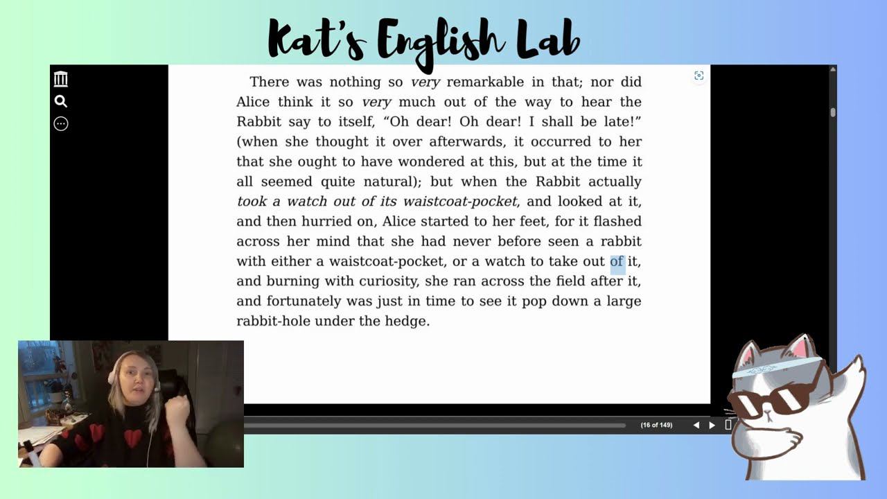 Чтение 4. Алиса в стране чудес. Произношение, интонация, применение Past Simple и много чего еще!
