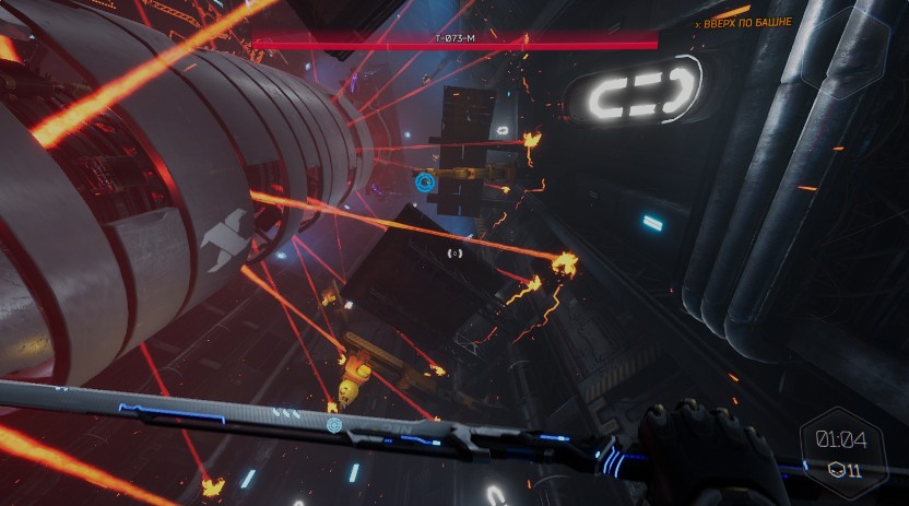 Прошел ПЕРВОГО босса в Ghostrunner!