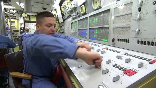 Работа экипажа АПЛ Тула и пуск МБР Синева