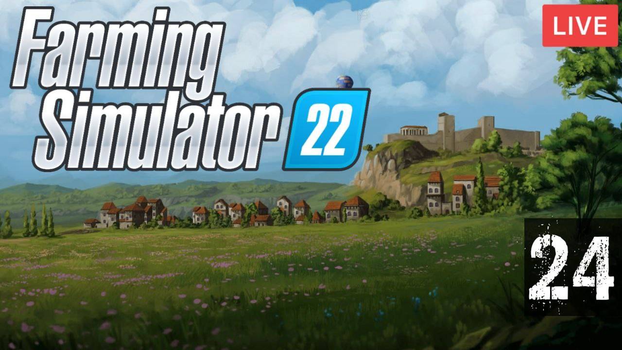 Копим на новую жатку для силосоуборочного комбайна Krone на карте HAUT-BEYLERON | FS22| #24