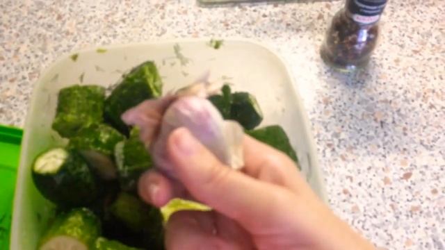 Малосольные огурчики.