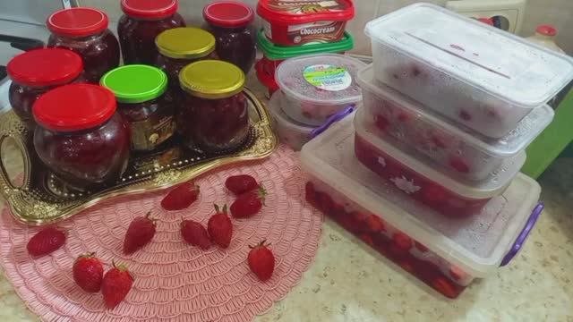 Способы и секреты Клубничного джема,  варенья и заморозка на зиму !!!