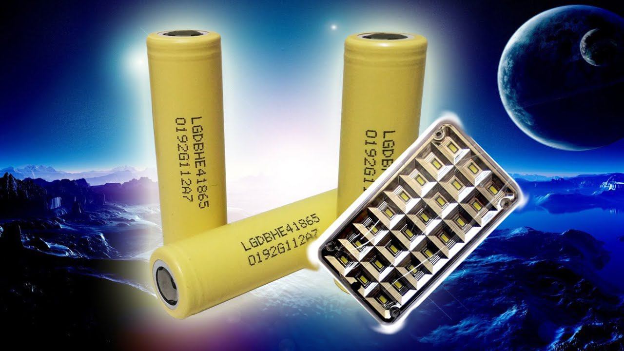 Переделка фонаря  (Pb-LiIo)