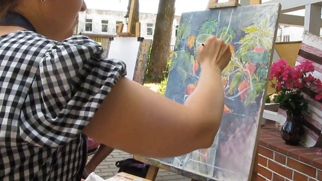 #15 АРХИВ: МНОГОСЕРИЙНЫЙ МАСТЕР-КЛАСС "Сапоги и цветы" | ЧАСТЬ 1 | Как записать старый холст?