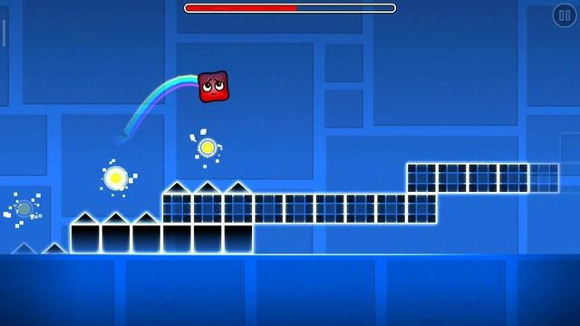 Кас , мой уровень в приложении Geometriy Dash 2.2