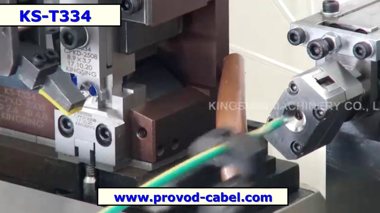 KS-R2 Автоматическая установка резки, зачистки провода и опрессовки