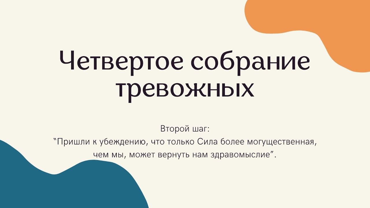 Четвертое Собрание тревожных 25 02 24