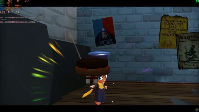 A Hat in Time - тест Pentium g3260 +gtx 750 ti (1gb) (часть 2)