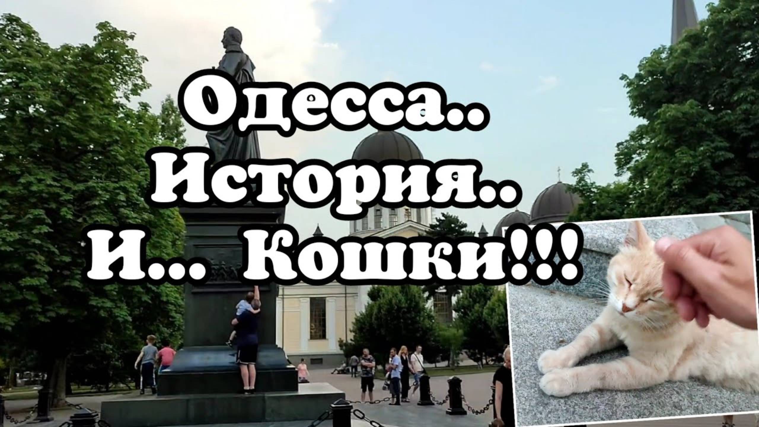 Одесса, история и... Кошки!!! Прогуляемся чуть дальше от центра Одессы