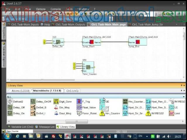 1Tool. 4. Условные и безусловные переходы, таймеры.
