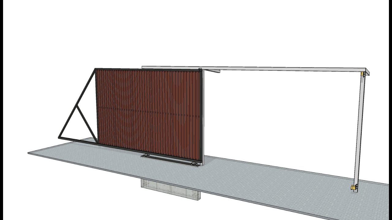 Ворота откатные 7,5х3,2*м