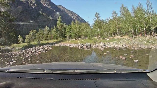 Брод на реке Башкаус по дороге к устью Чебдара