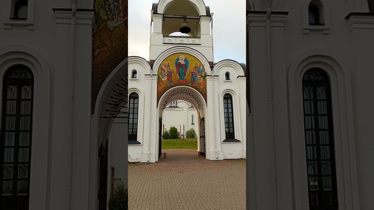 26 сентября 2021 г   колокольня и храм Евфросинии Полоцкой