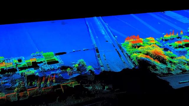 Пролет по облаку точек LiAir H800