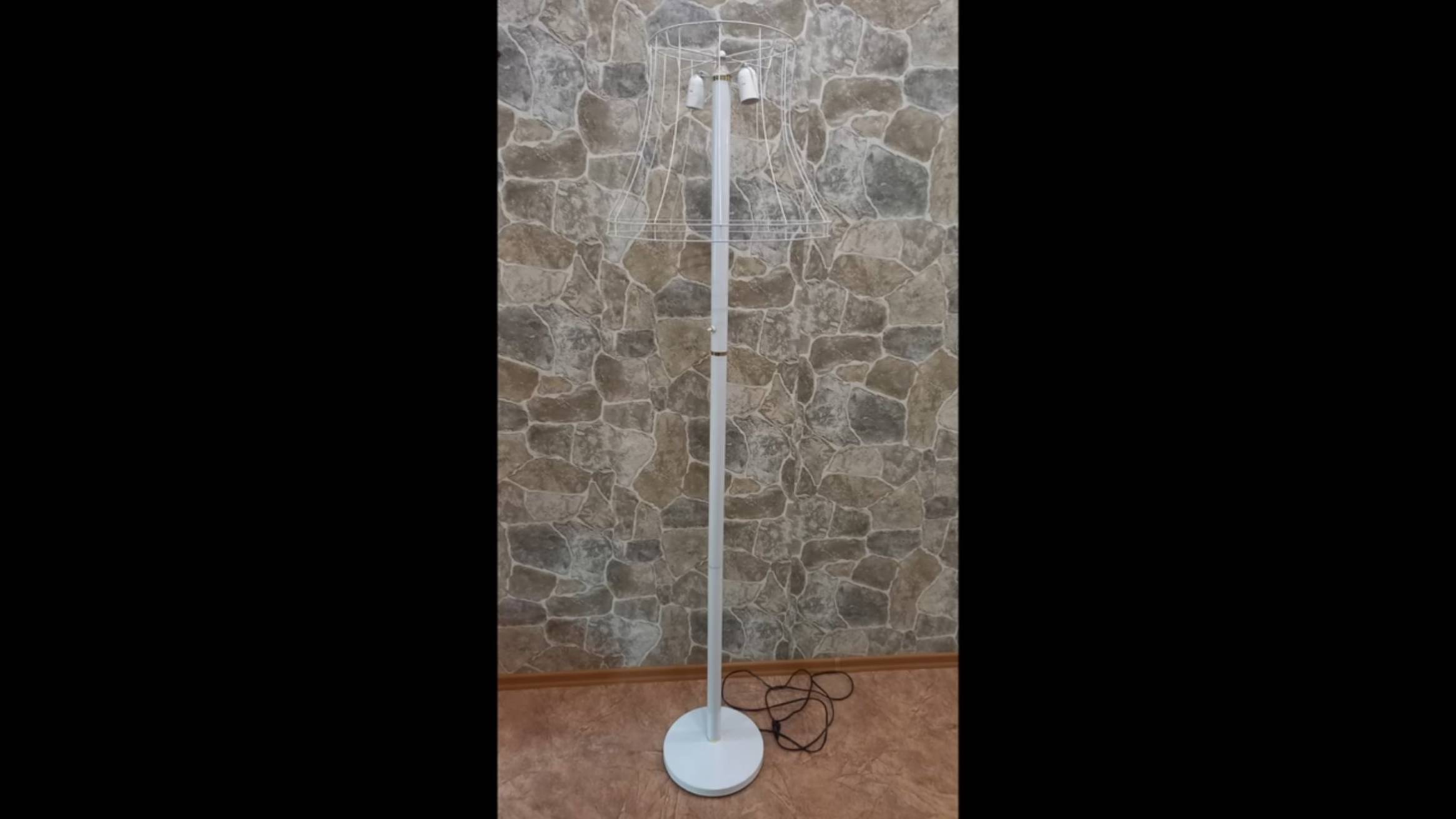 Ремонт торшера с переделкой