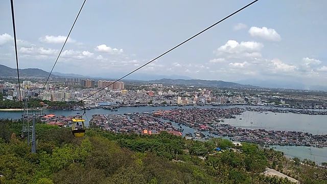 Деревня на воде остров Хайнань.