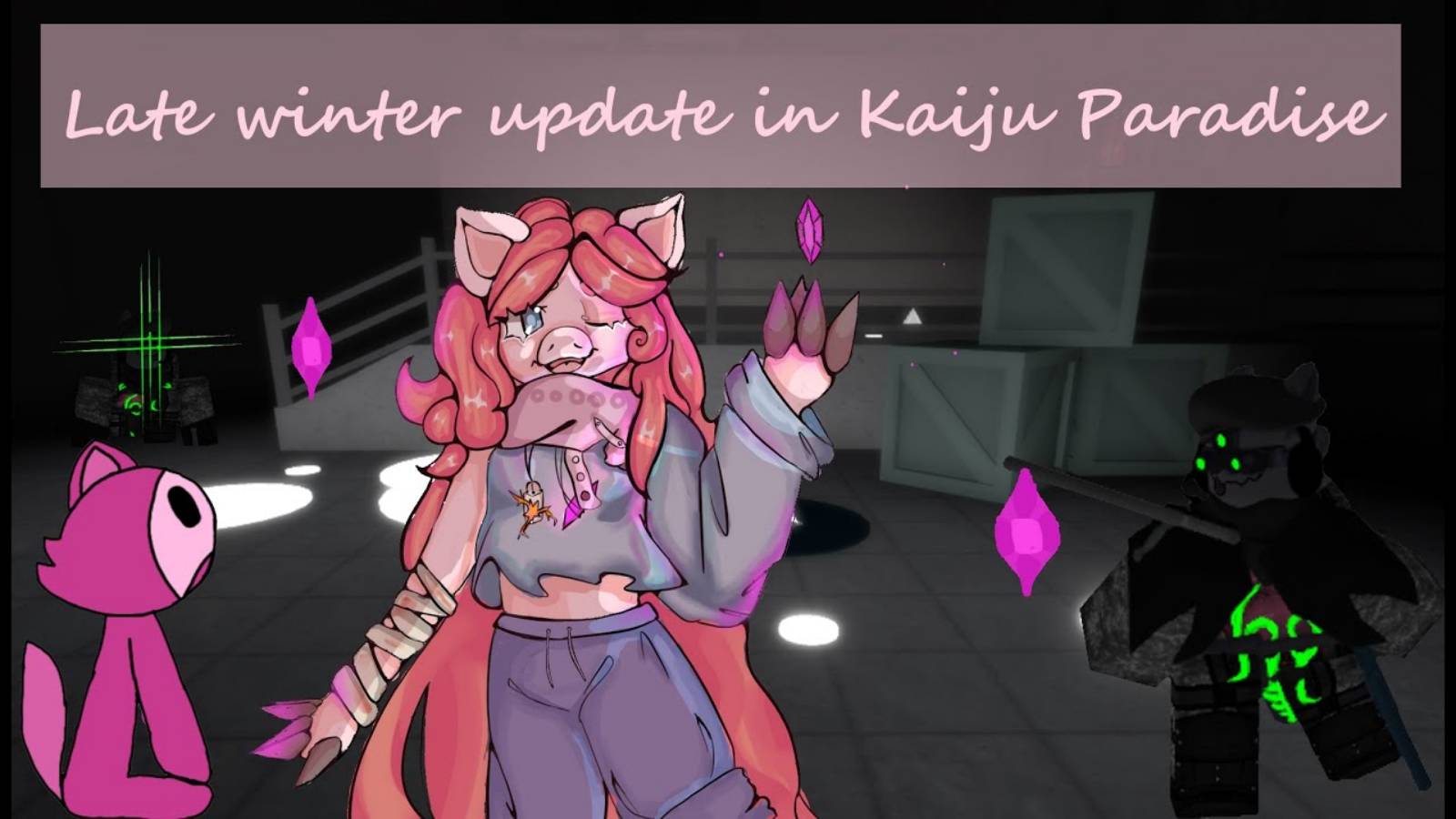 Позднее видео про позднее зимнее обновление в Kaiju Paradise