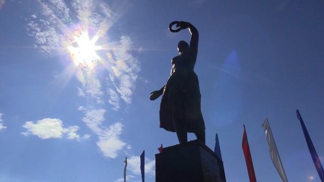 Наша история . Площадь победы.  Асиновский район.