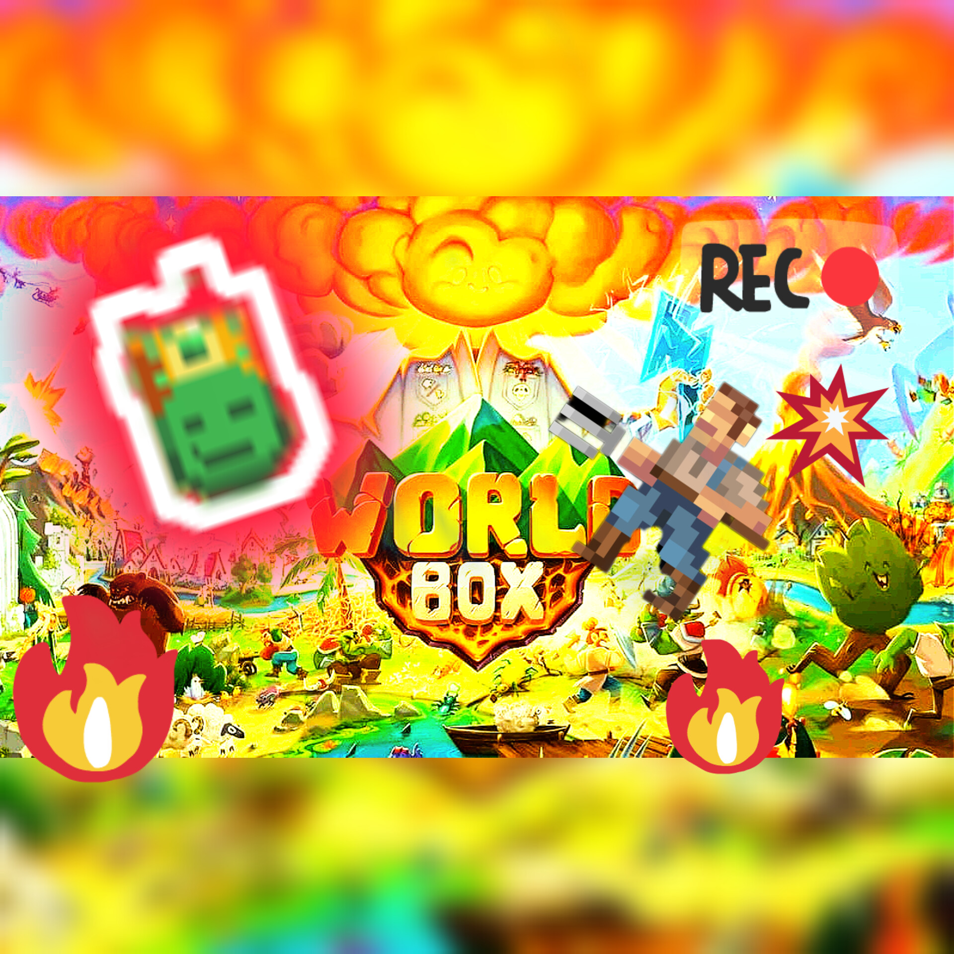 Каждая страна на разном контененте!! ~World box~