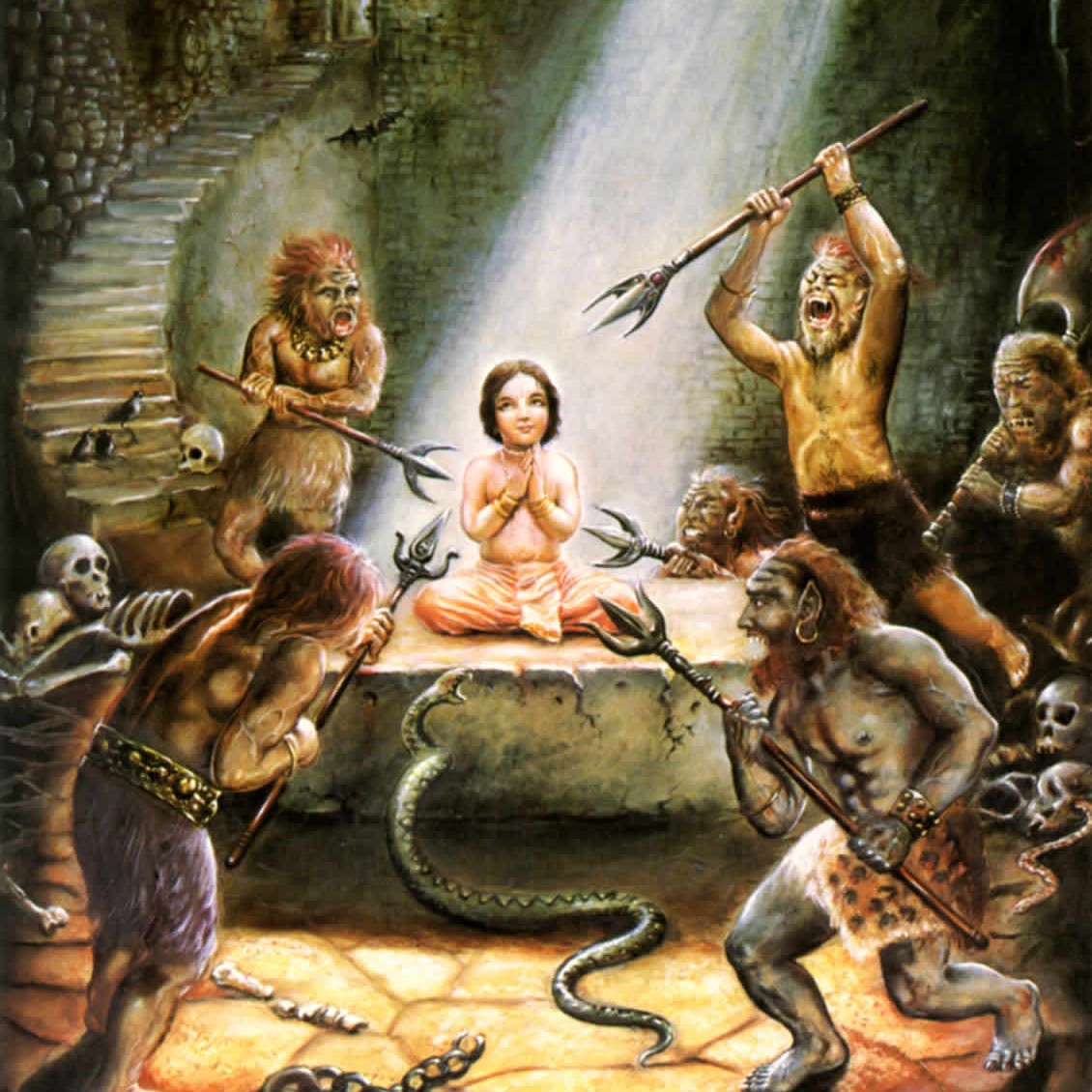 216. ИСТОРИЯ О ЗМЕЕ И НАРАДЕ МУНИ. Леонид Тугутов (Лакшми Нараяна дас). Ведические истории.