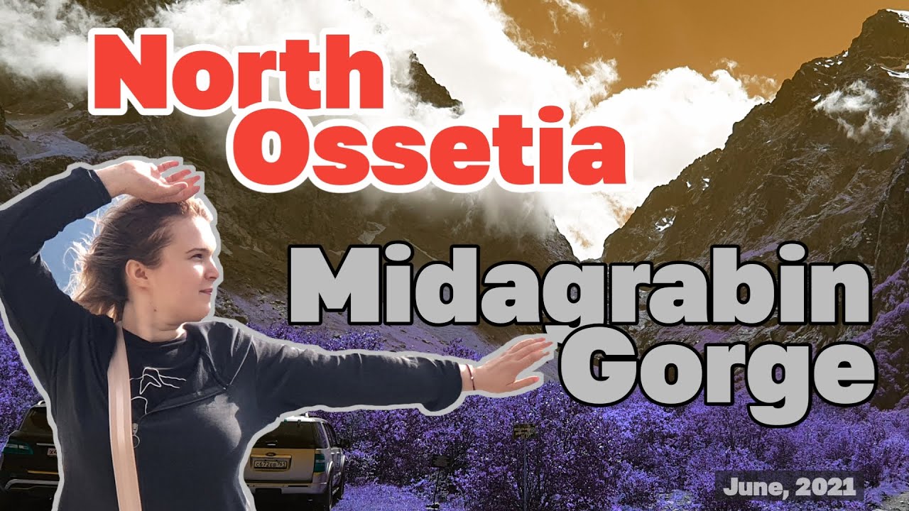 North Ossetia mountains. Midagrabin Gorge. Russia. Full HD