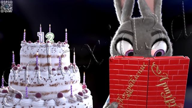 [2021-03-19] "Happy Birthday" [3D Max | Ornatrix | PFlow | V-Ray | After Affects]