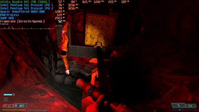 Doom 3 DLC Intel Prescott + Quadro NVS 290.mkv