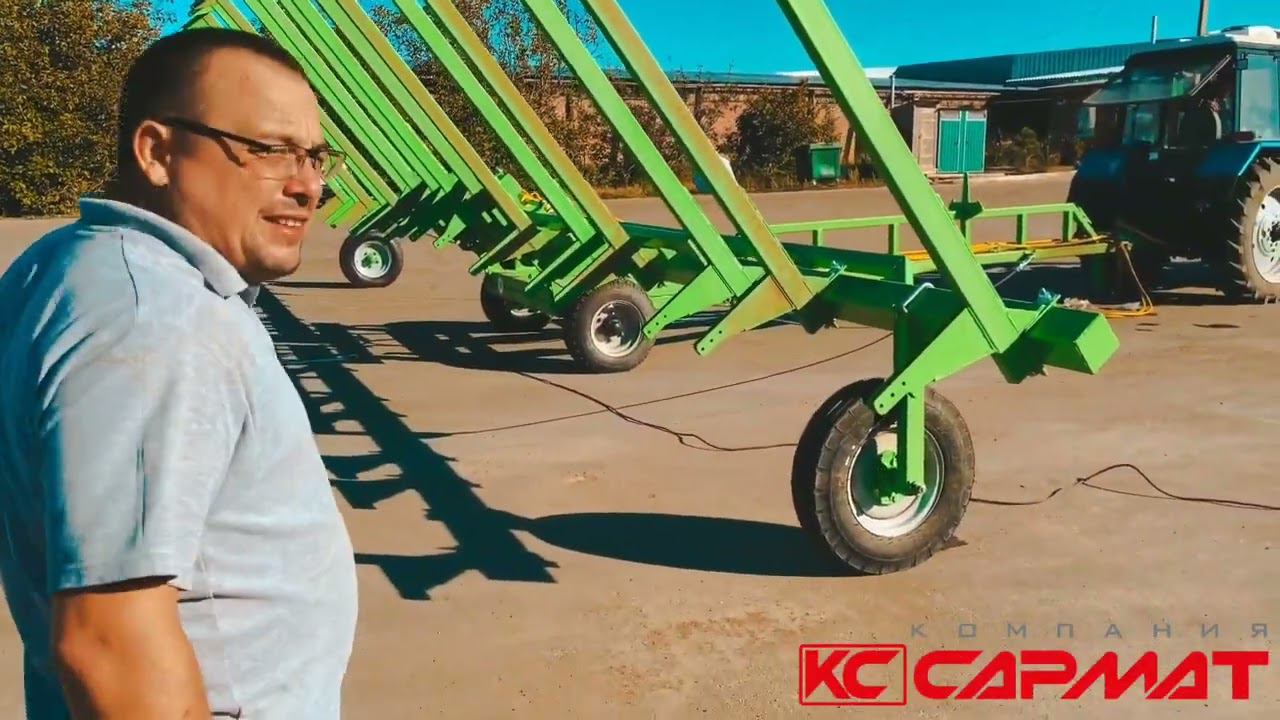 Сборка шлейфа гибкой бороны БГ-12 "Горизонт" #почвообработка#производитель#фермер#хозяйство#борона