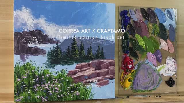 (28) The perfect brush for landscape painting - CorreaArtxCraftamo DEMO