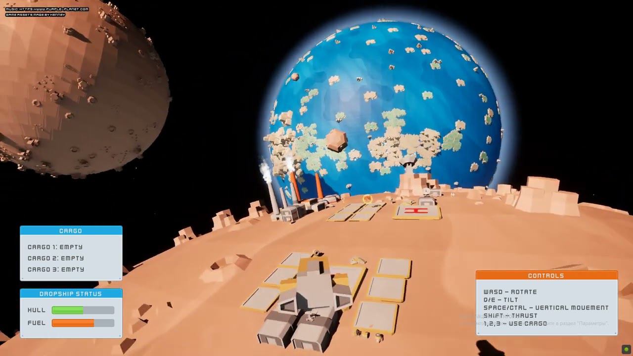 Deep Space Cargo - Kenney Jam 2023 game playthrough