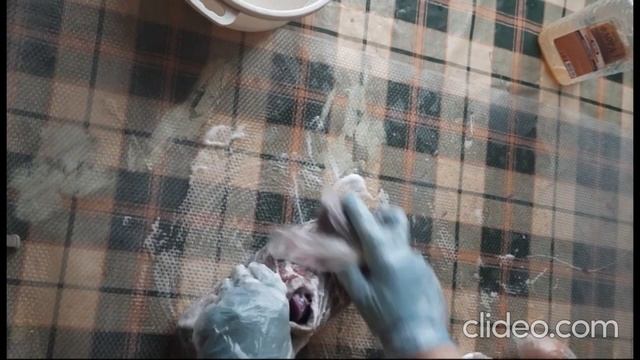 Часть 4. Валяние ботиков с павловопосадским платком без звука с субтитрами