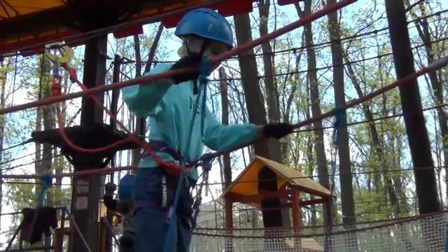 В верёвочном парке