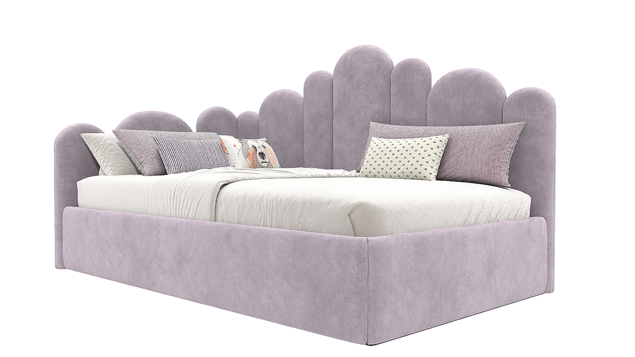 Детская кроватка с ортопедическим матрасом в интерьере клиента.