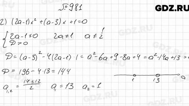 № 981 - Алгебра 9 класс Мерзляк